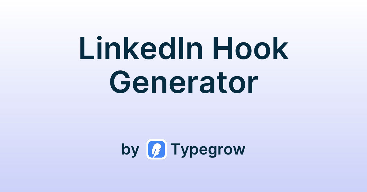 LinkedIn Hook Generator